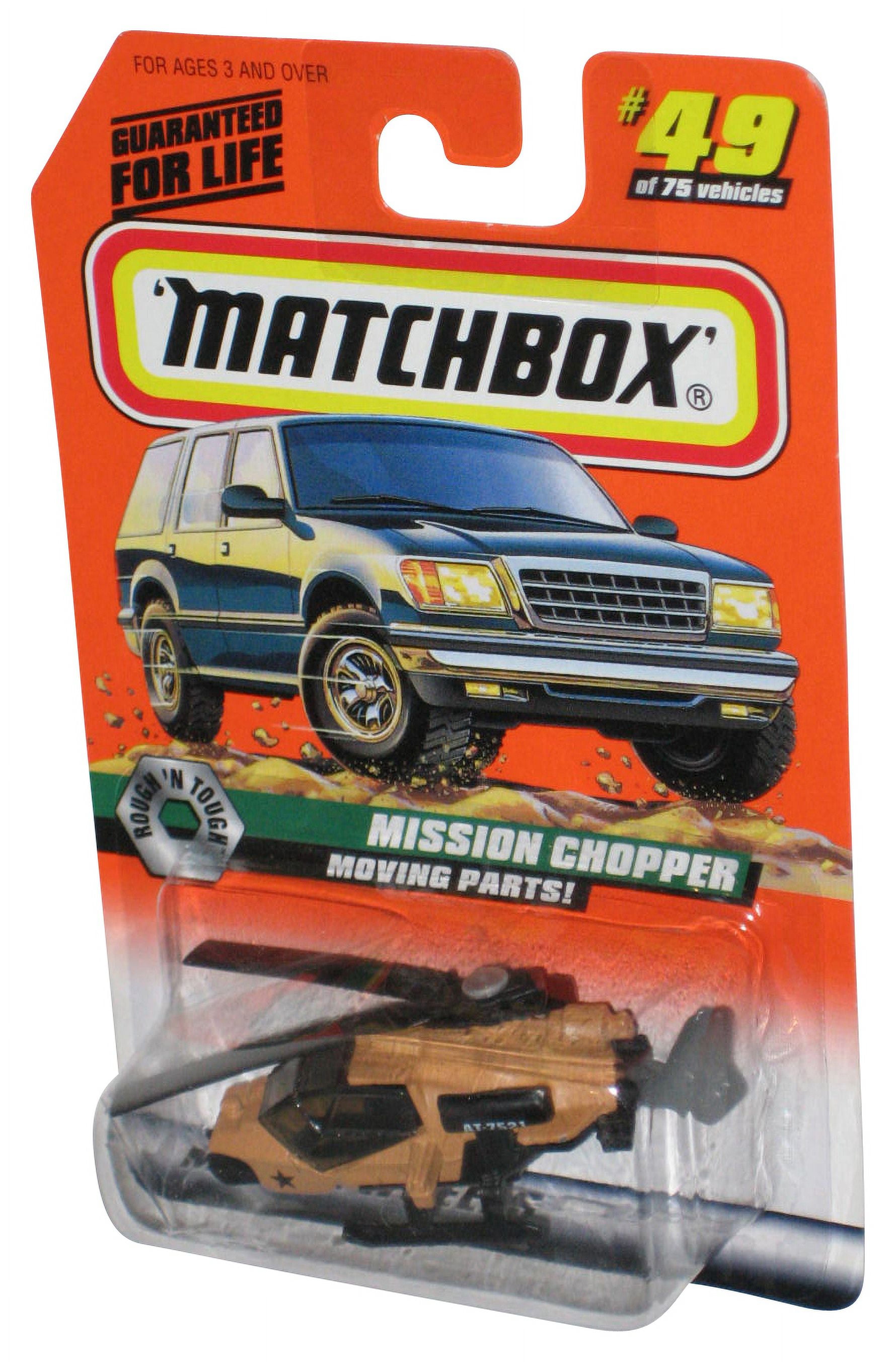 Matchbox Moving Parts (1997) Mission Chopper Toy Vehicle #49/75 ...