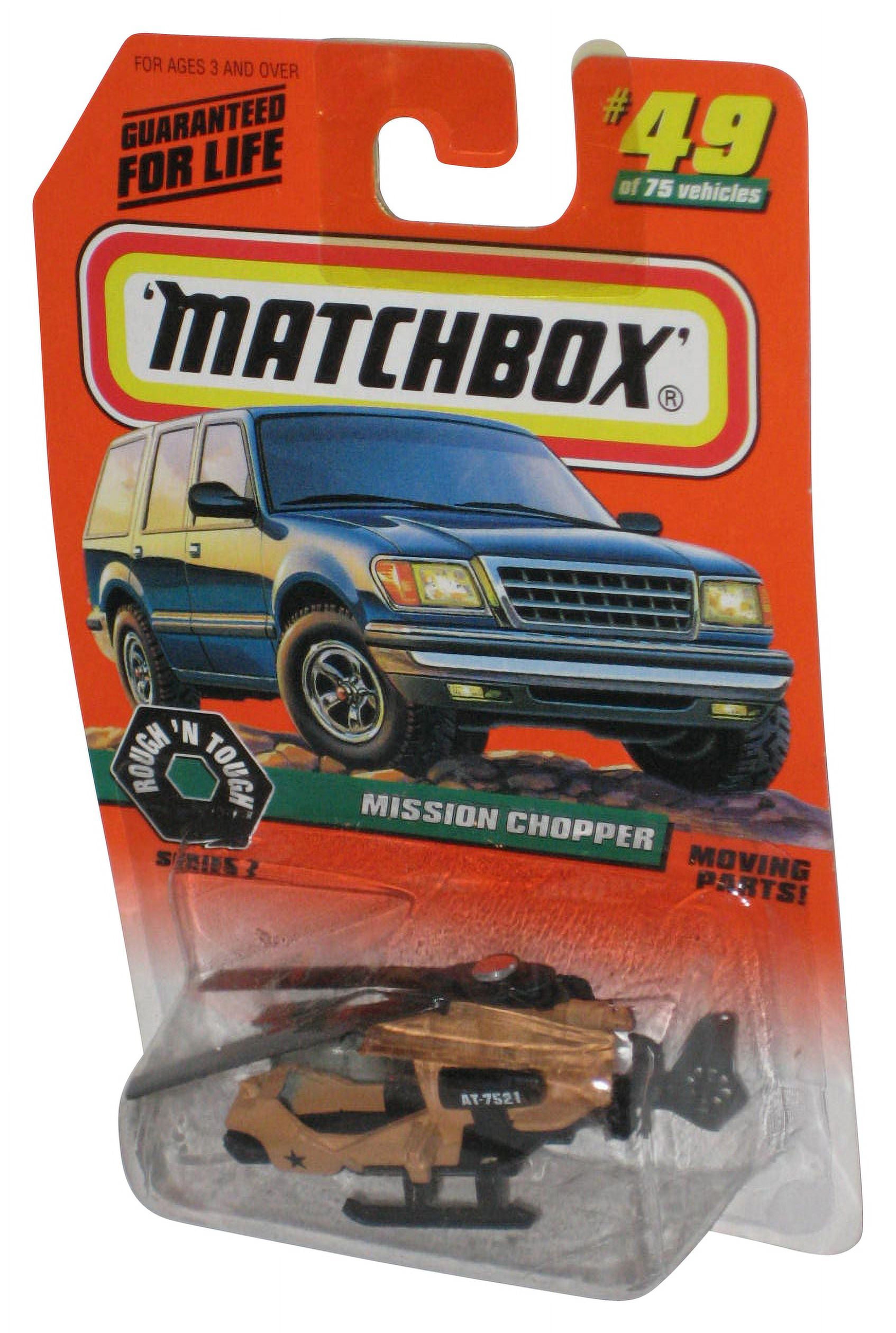 Matchbox Moving Parts (1997) Mission Chopper Toy Vehicle #49/75 ...