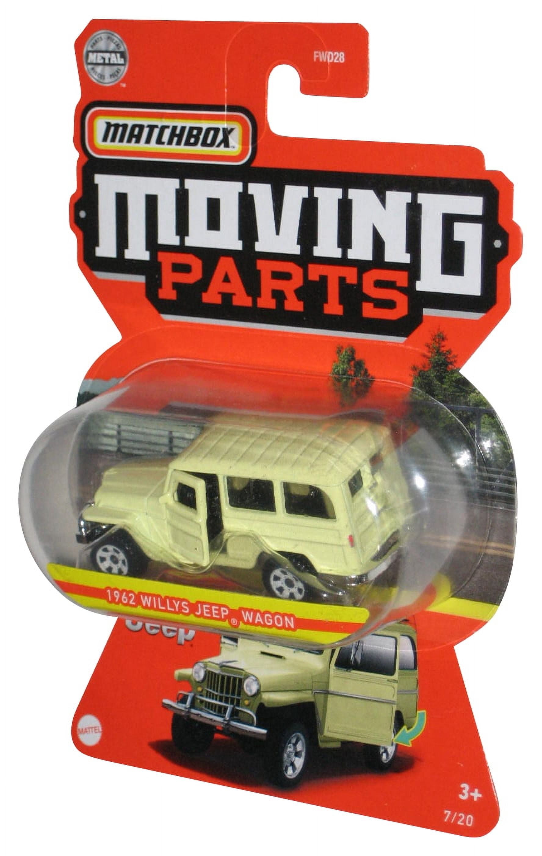 Matchbox Moving Parts (2021) 1962 Willys Jeep Wagon Cream Yellow Toy ...