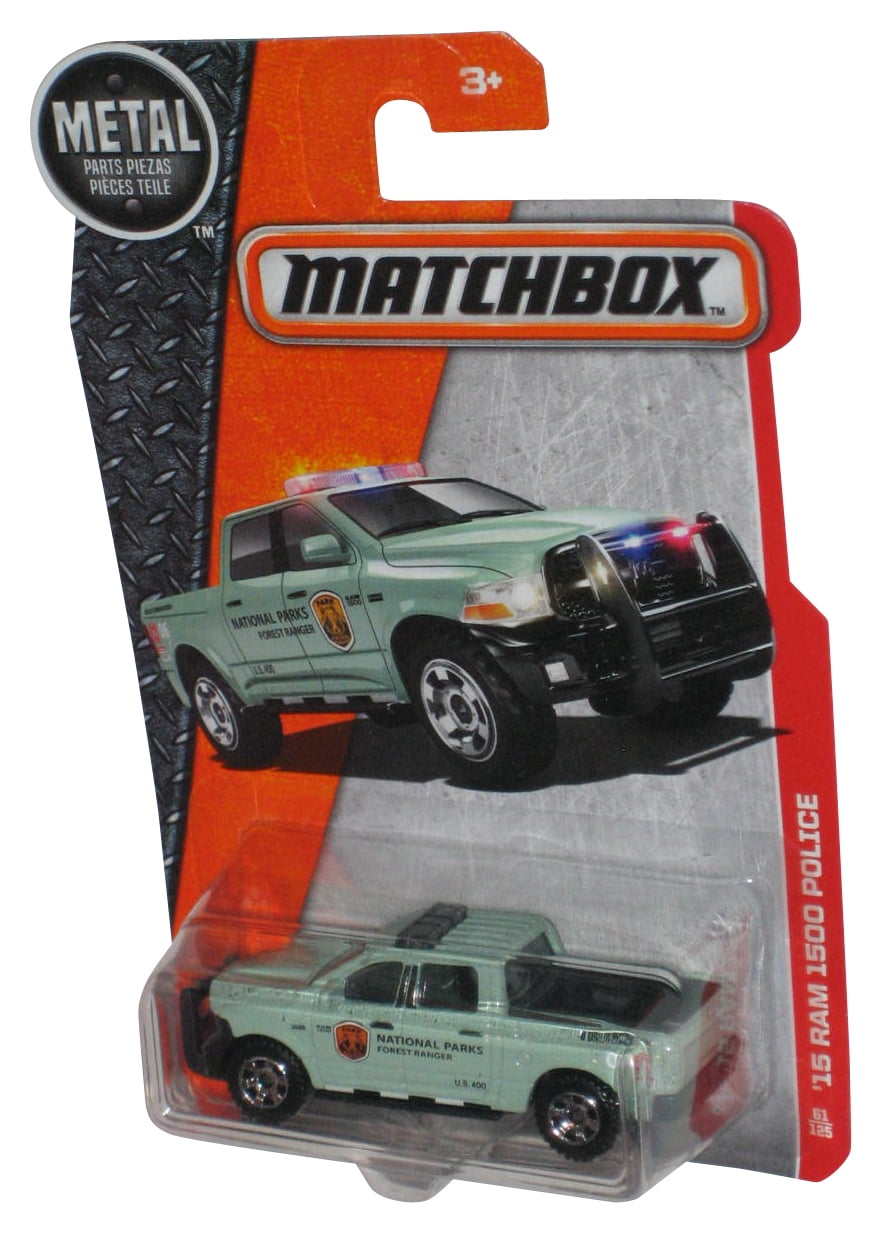 Matchbox National Parks Forest Ranger Teal '15 Ram 1500 Police Truck ...