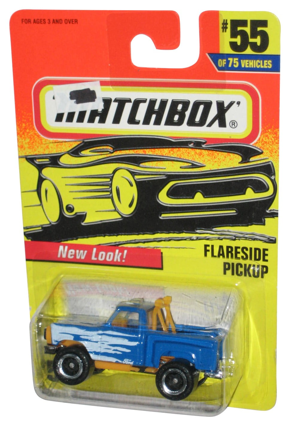 Matchbox New Look (1996) Blue Flareside Pickup Toy Truck #55/75 ...