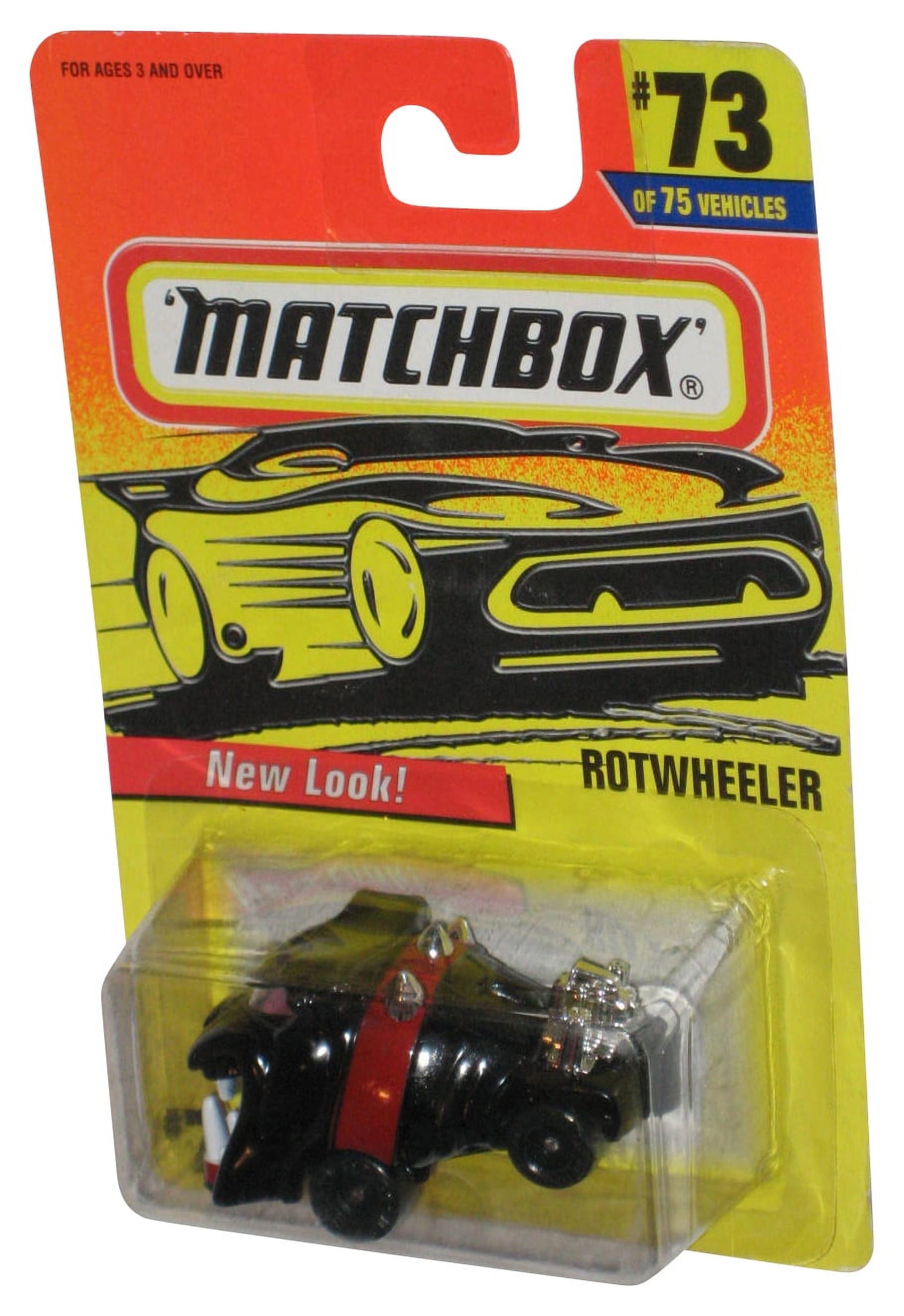 Matchbox New Look Rotwheeler (1996) Black Dog Toy Car #73/75 - Walmart.com