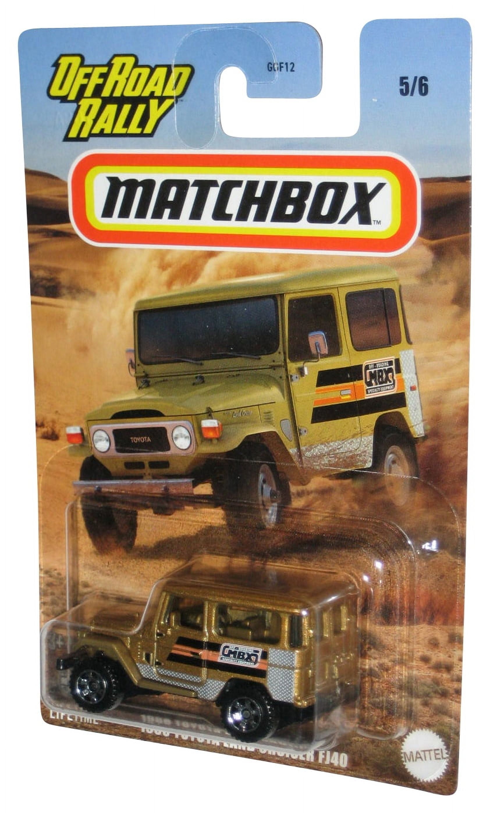 Matchbox Off Road Rally (2023) Gold 1968 Toyota Land Cruiser FJ40 Toy ...