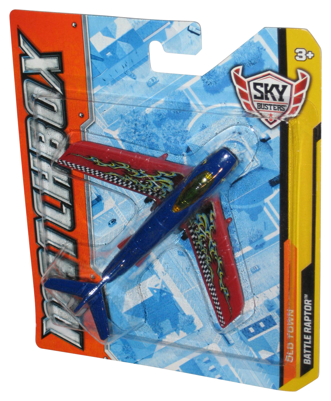Matchbox Old Town Sky Busters (2012) Mattel Blue & Red Battle Raptor ...