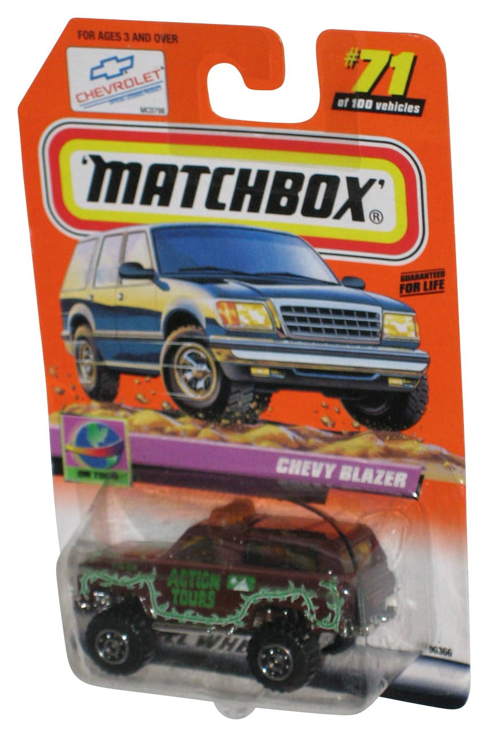 Matchbox On Tour (1999) Action Tours Brown Chevy Blazer Toy Truck #71/ ...