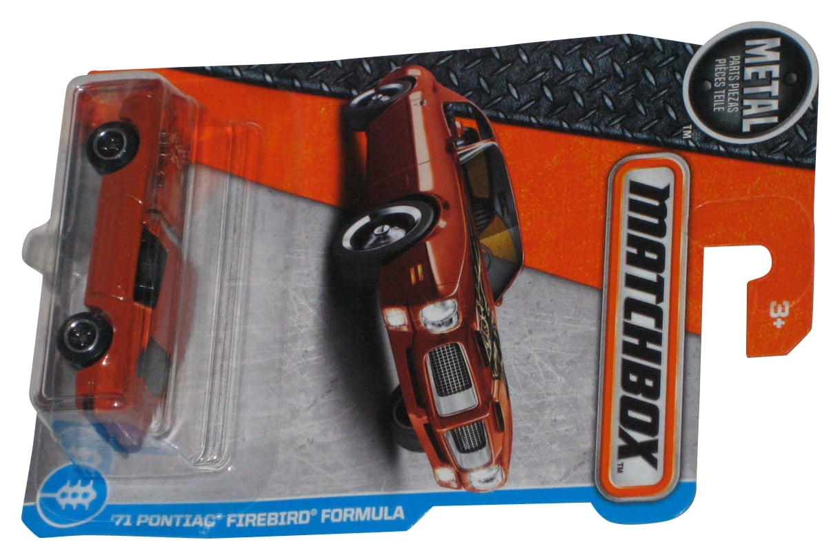 Matchbox Orange '71 Pontiac Firebird Formula Toy Car 25/125 - Walmart.com