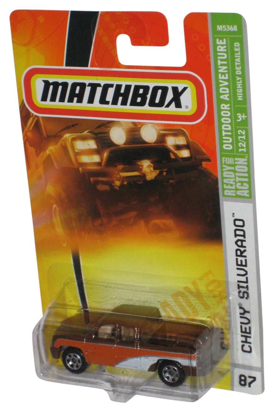 Matchbox Outdoor Adventure 12/12 (2007) Orange & Brown Chevrolet Chevy ...