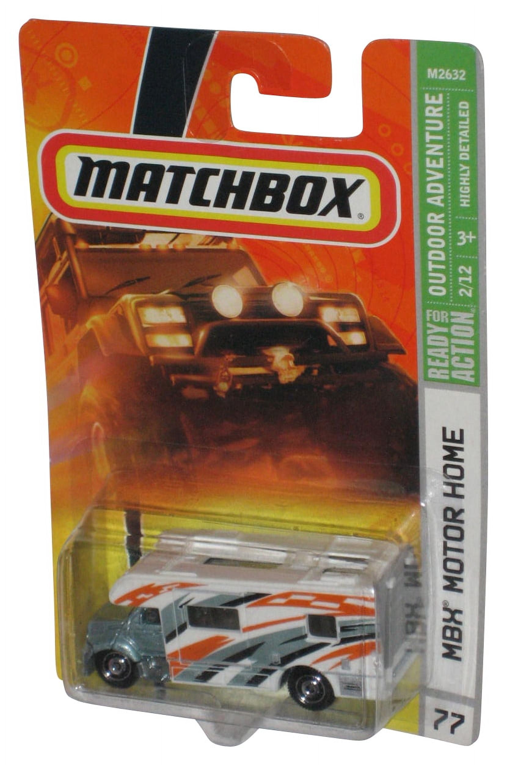 Matchbox Outdoor Adventure (2007) MBX Motor Home Silver White & Orange ...