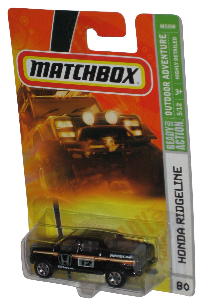 Matchbox Outdoor Adventure 5/12 (2007) Black Honda Ridgeline Toy Car ...