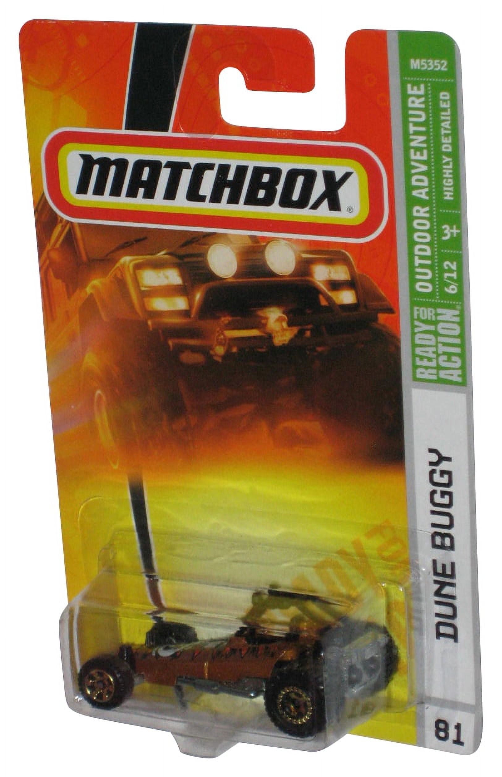 Matchbox Outdoor Adventure 6/12 (2007) Gold Dune Buggy Toy Car #81 ...