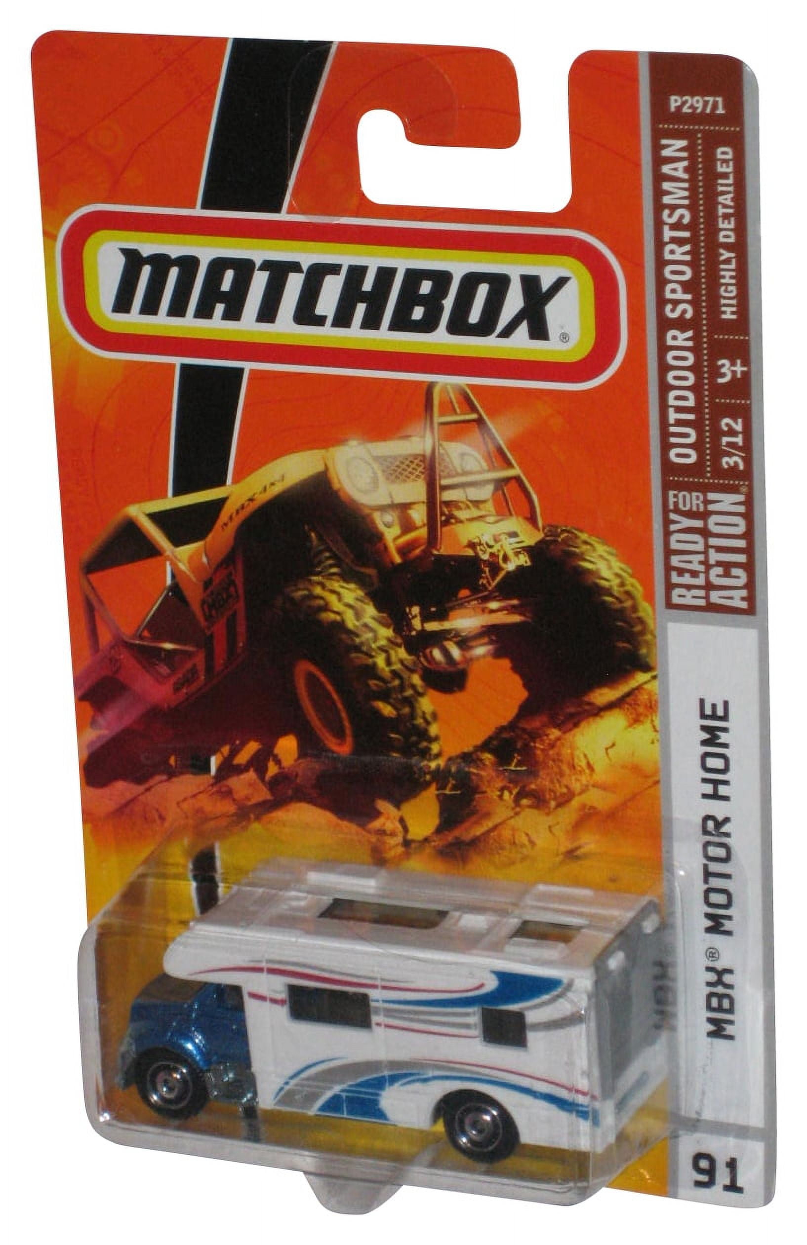 Matchbox Outdoor Sportsman (2008) White MBX Motor Home Toy #91 ...
