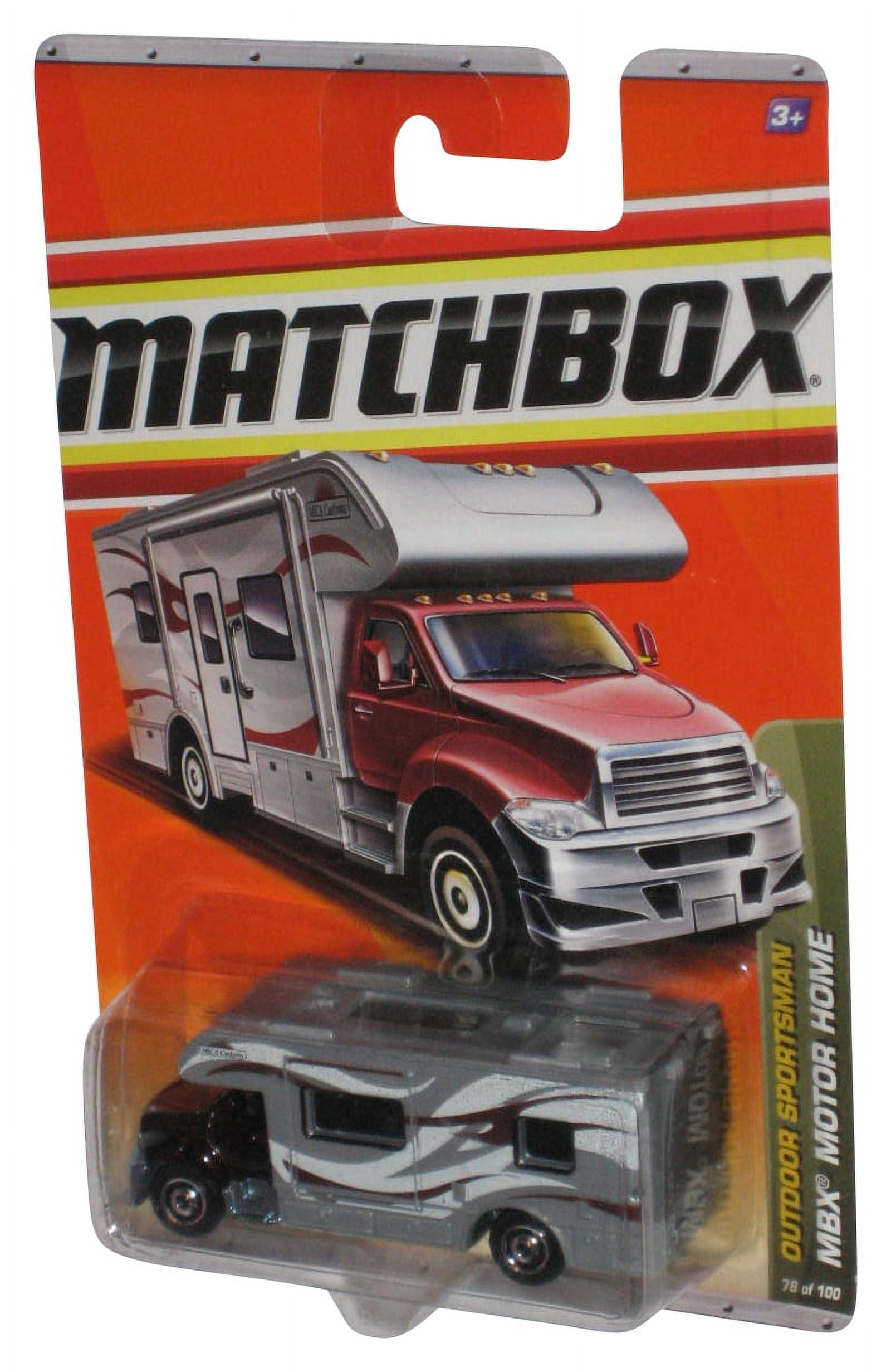 Matchbox Outdoor Sportsman (2009) Road Toys MBX Motor Home Red & Gray ...