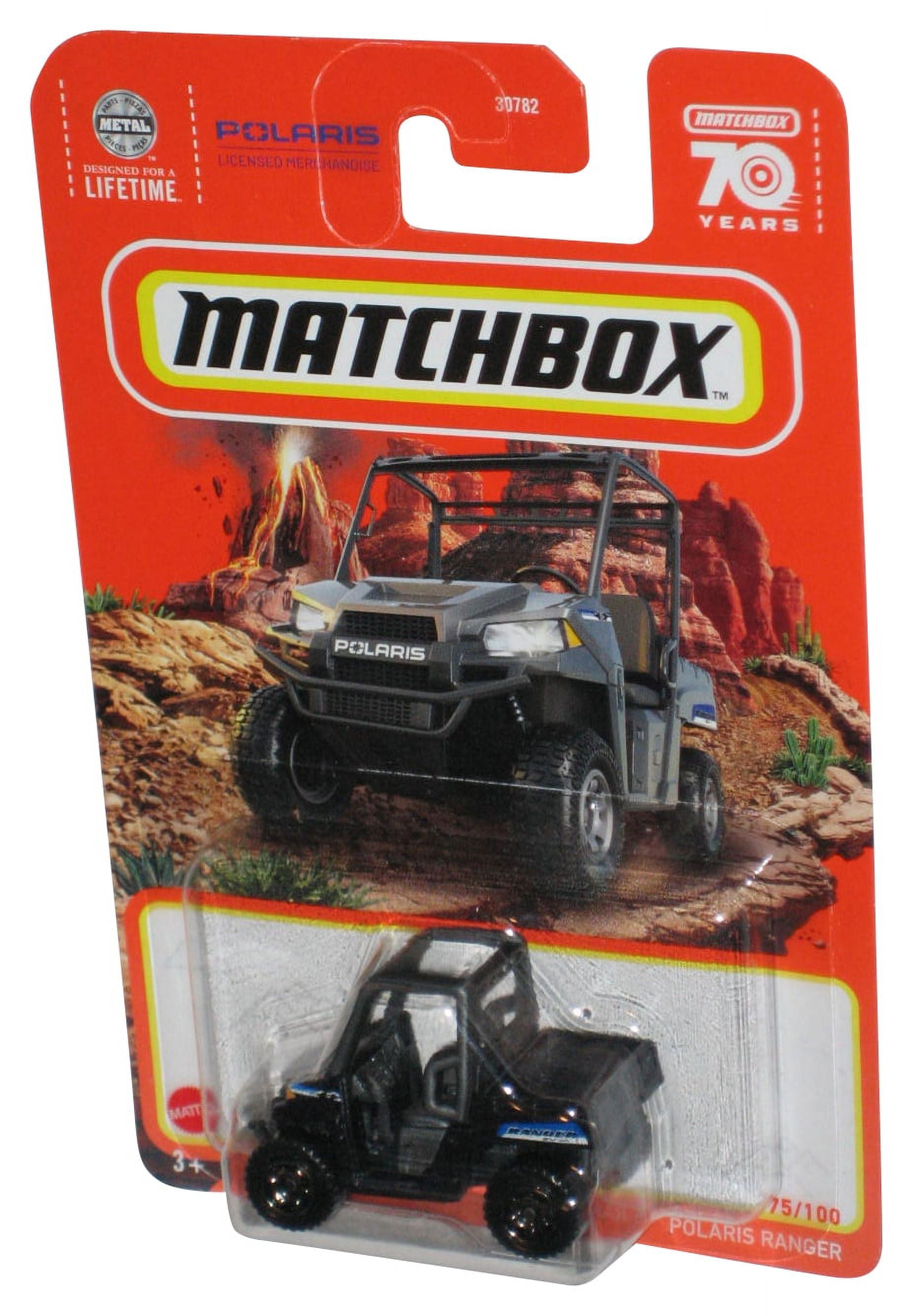 Matchbox Polaris Ranger (2022) Black Die-Cast Metal Toy Car 75/100 ...