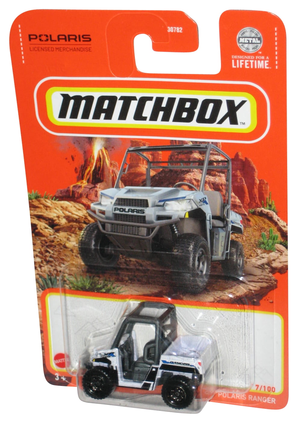 Matchbox Polaris Ranger (2023) Mattel White Toy Car 7/100 - Walmart.com