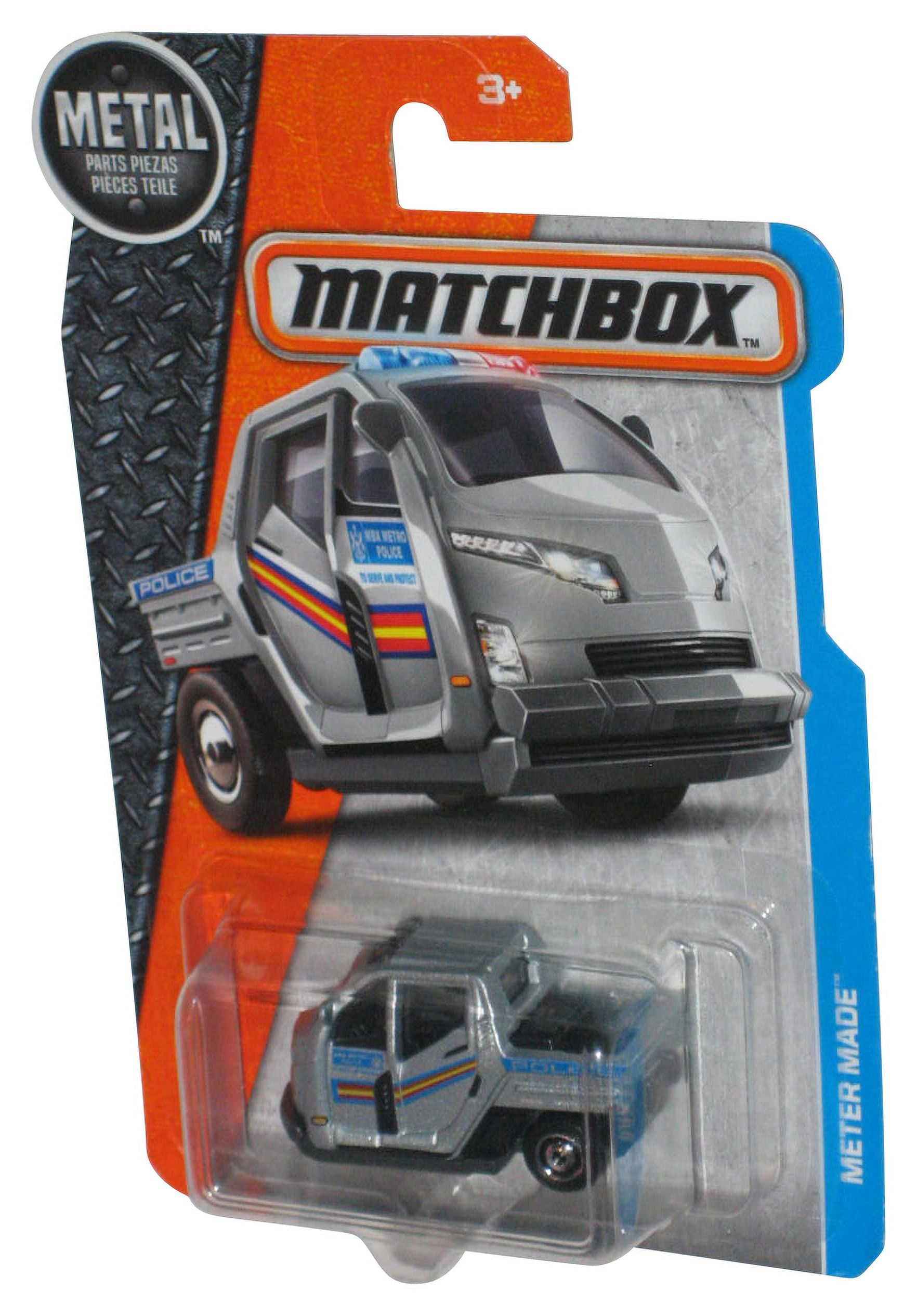 Matchbox Police Silver Meter Made (2016) Metal Die-Cast Toy Car 16/125 ...