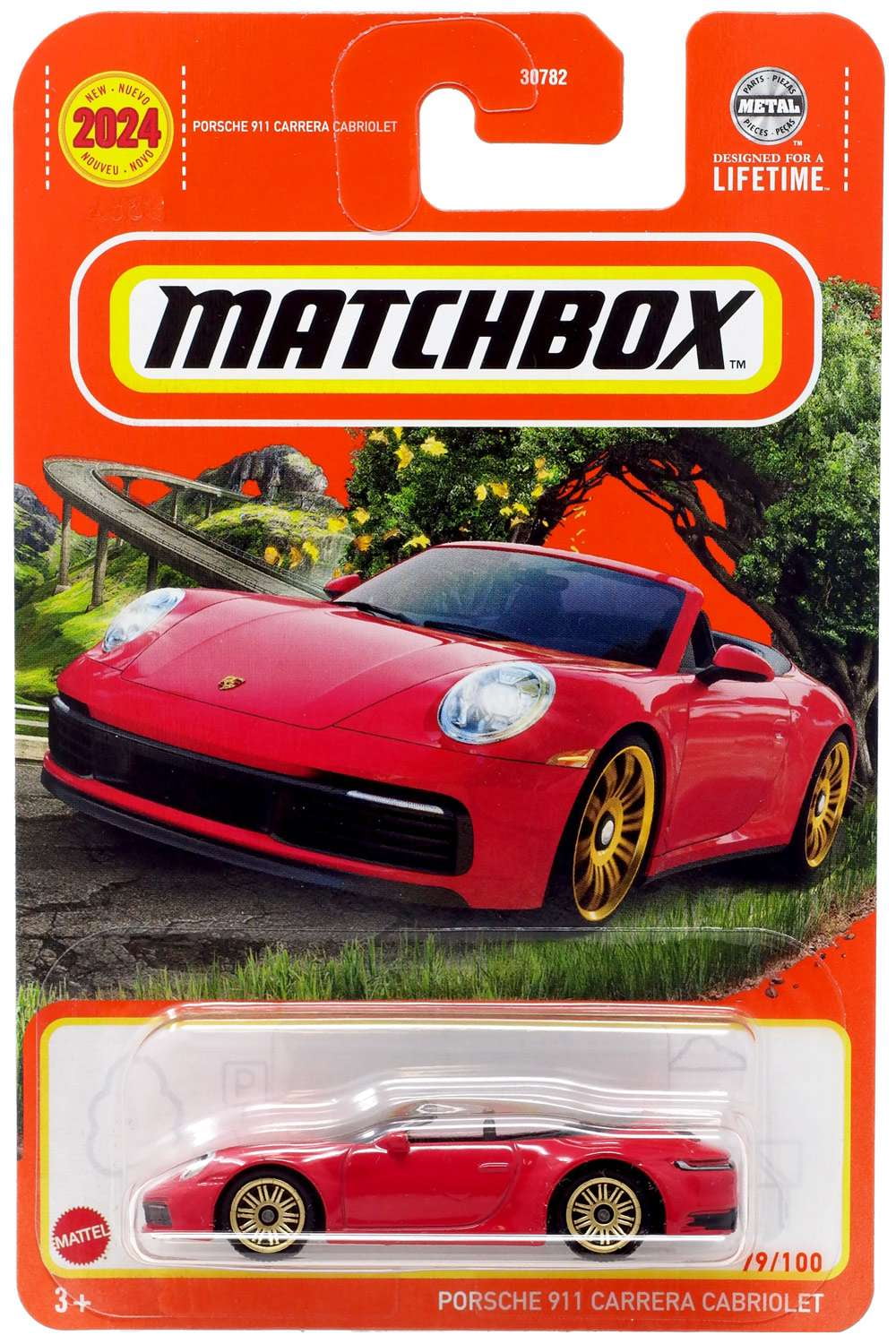 Matchbox Porsche 911 Carrera Cabriolet Diecast Car - Walmart.com