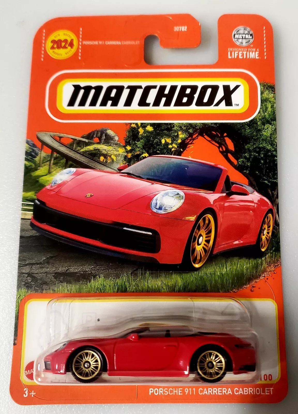 Matchbox Porsche 911 Carrera Cabriolet Red #79/100 - Walmart.com