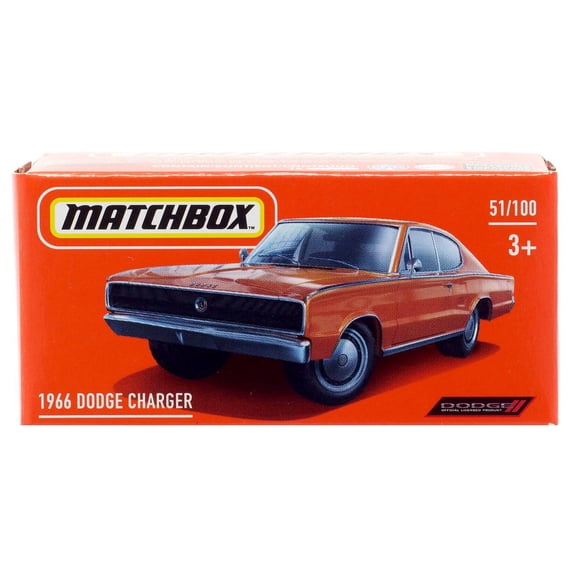 Matchbox Power Grabs 1966 Dodge Charger Diecast Car for Kids and ...