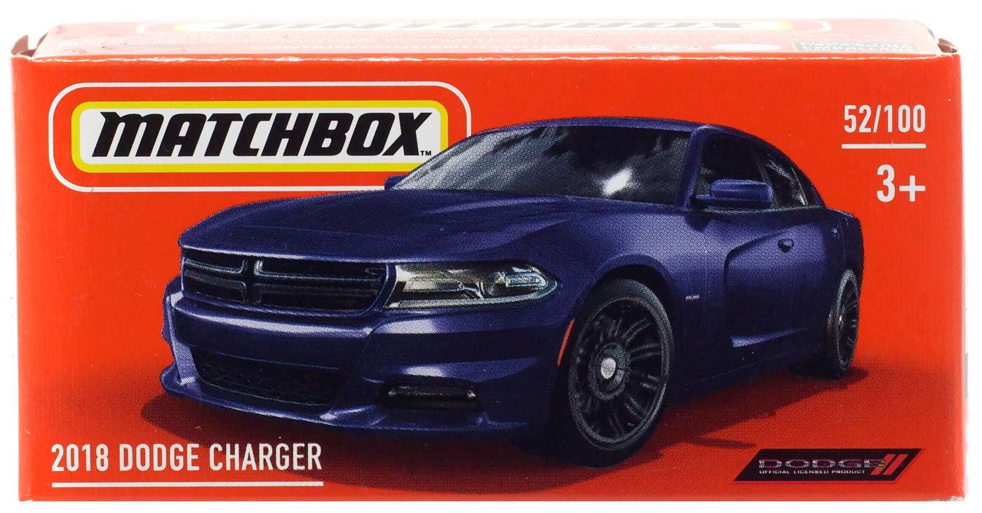 Matchbox Power Grabs 2018 Dodge Charger Diecast Car for Kids and ...