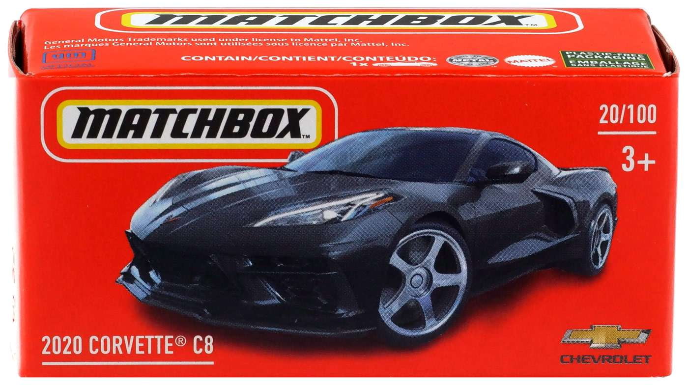 Matchbox Power Grabs 2020 Corvette C8 Diecast Car - Walmart.com