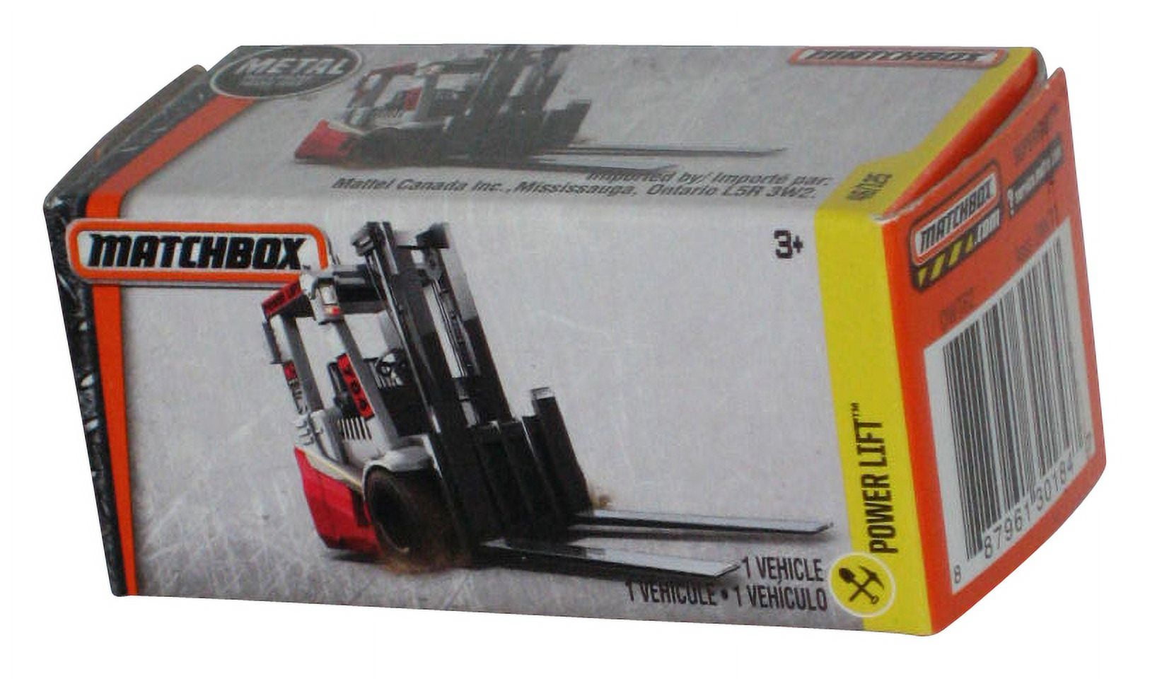 Matchbox Power Grabs Box (2016) Red Power Lift Construction Toy 46/125 ...