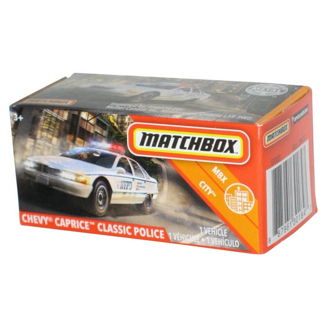 Matchbox Power Grabs Box MBX City (2019) Chevy Caprice Classic Police ...
