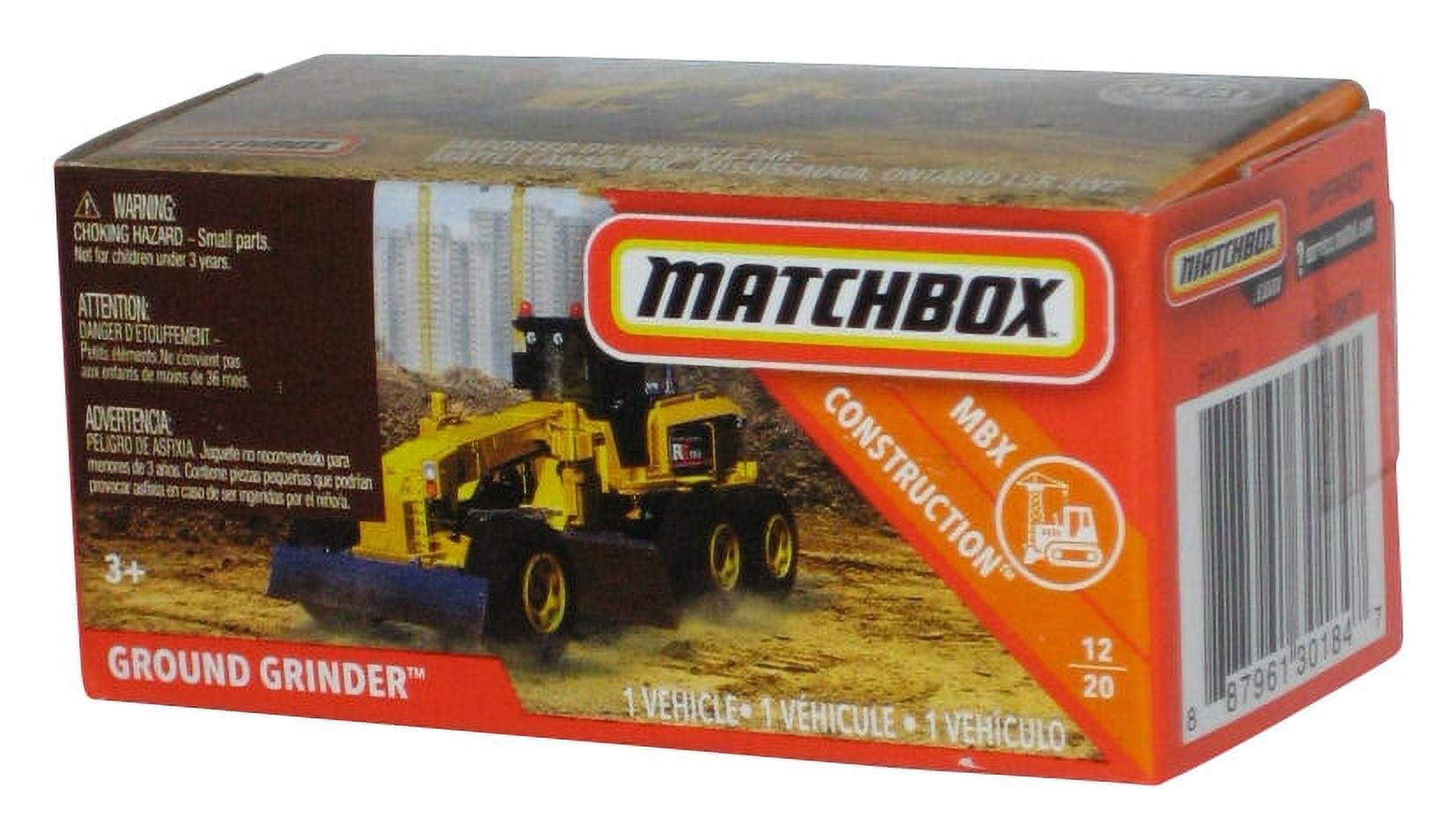 Matchbox Power Grabs Box MBX Construction (2018) Ground Grinder Toy 12/ ...