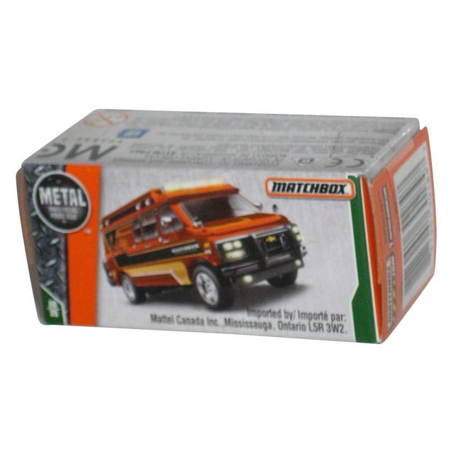 Matchbox Power Grabs Box MBX Road Trip (2017) Orange '95 Custom Chevy ...