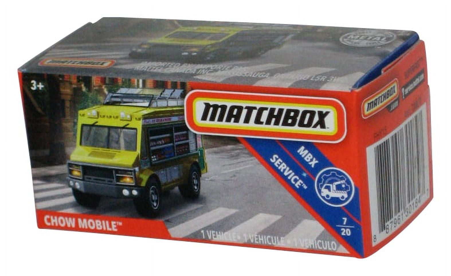 Matchbox Power Grabs Box MBX Service (2018) Yellow Chow Mobile Toy ...