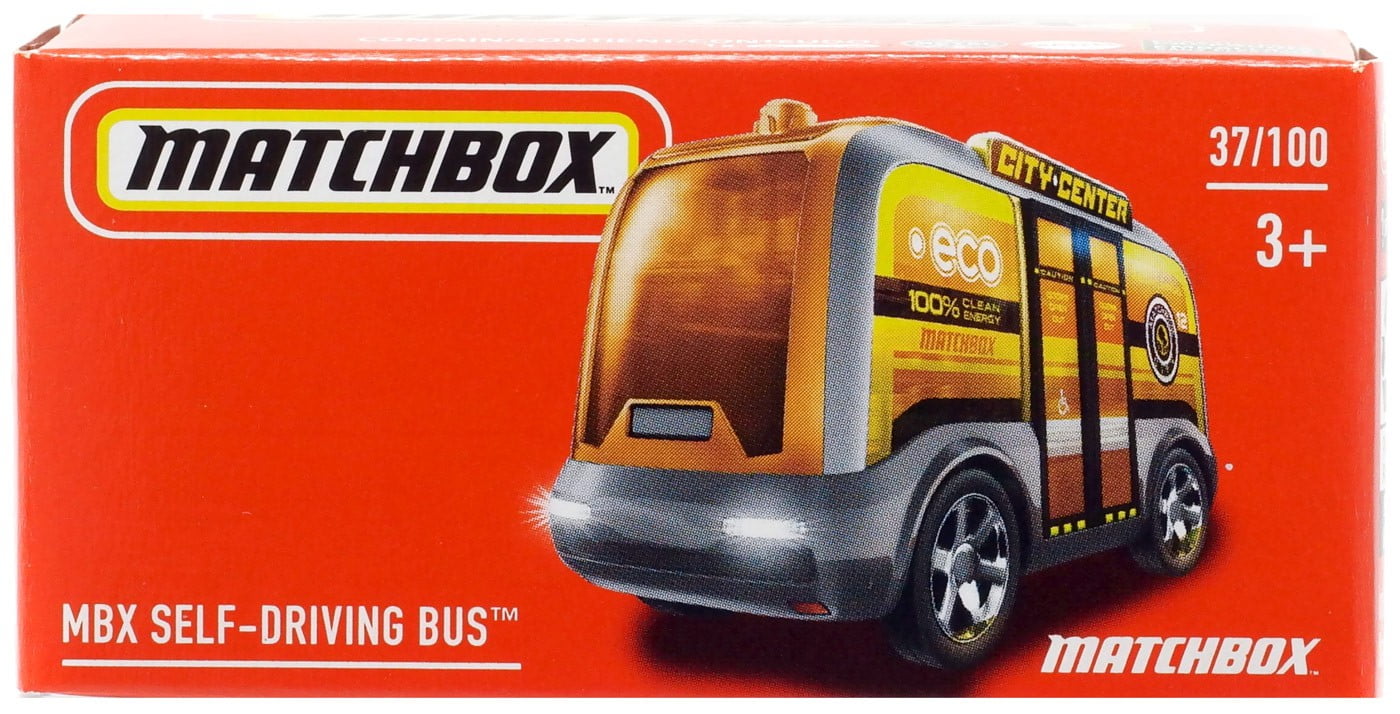 Matchbox Power Grabs MBX Self-Driving Bus Diecast Car - Walmart.com