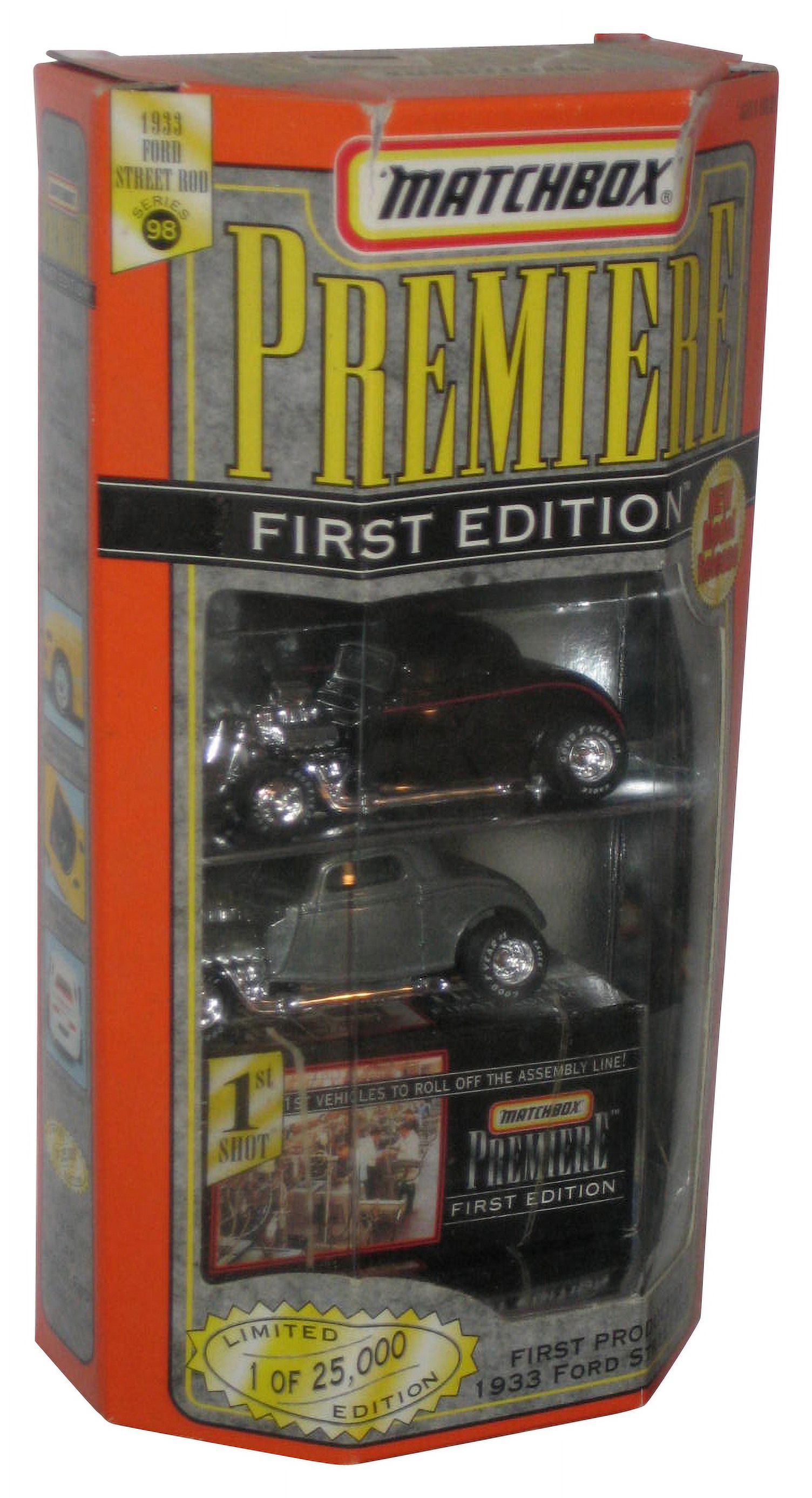 Matchbox Premiere First Edition 1933 Ford Street Rod (1997) Mattel Toy ...