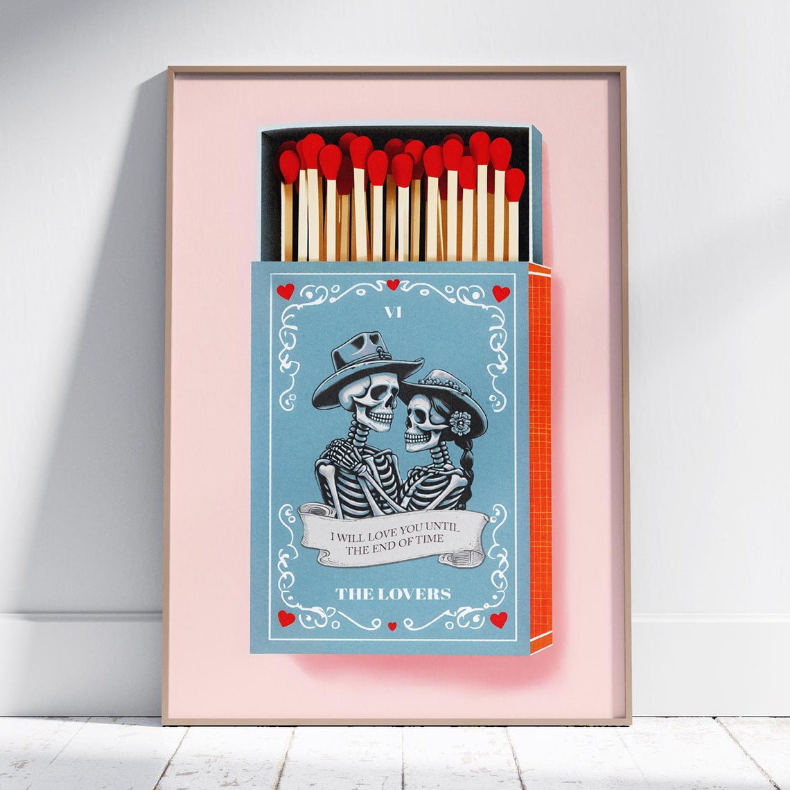 Matchbox Print, The Lovers Print, Western Print, Cowgirl Decor, Print ...