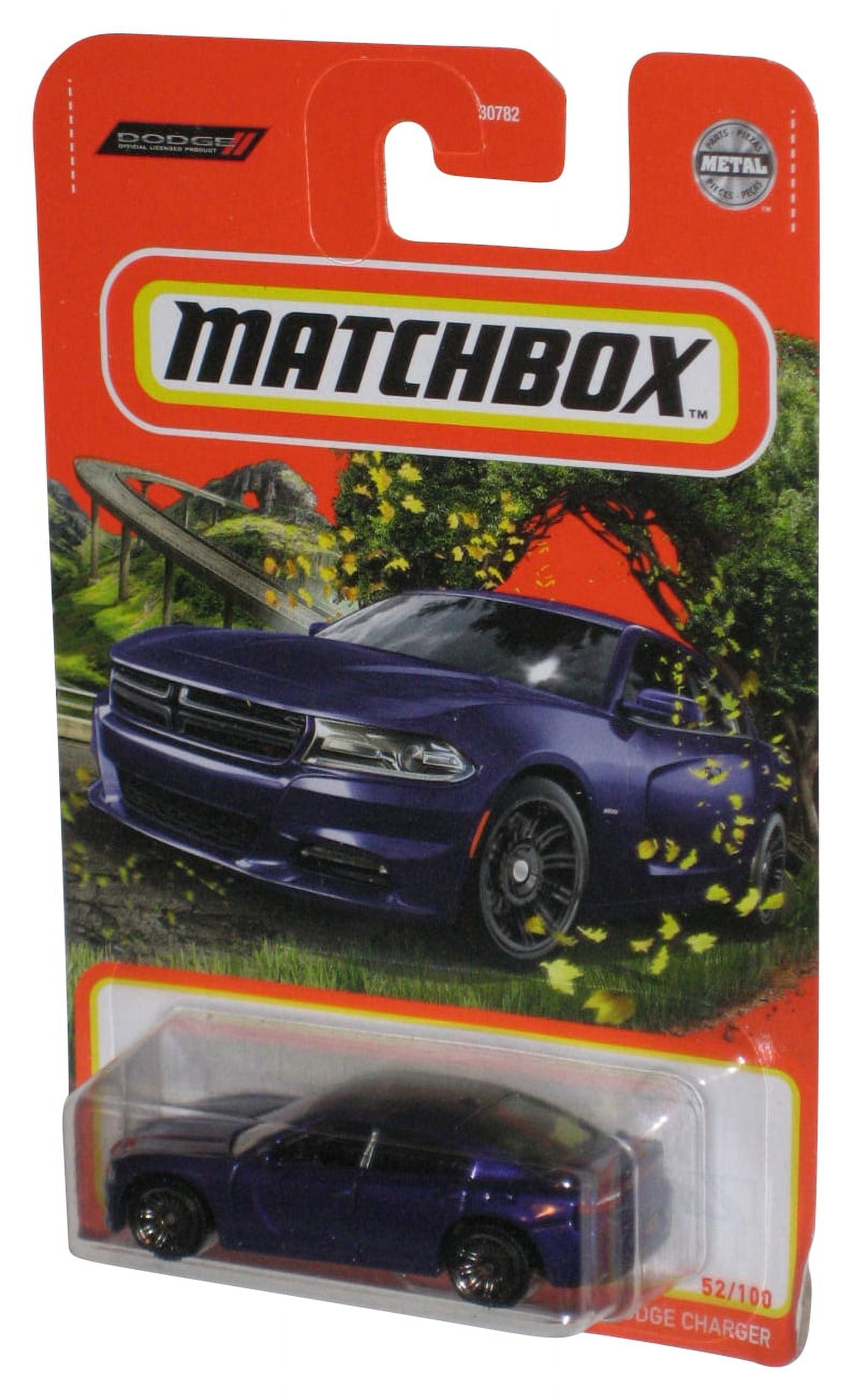 Matchbox Purple (2021) Mattel Die-Cast 2018 Dodge Charger Toy Car 52/ ...