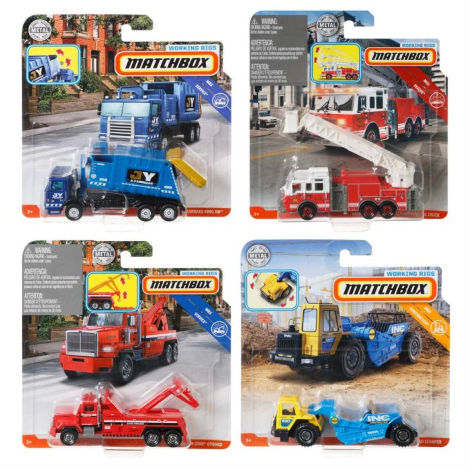Matchbox: Real Working Rigs Assortment (8) - Walmart.com