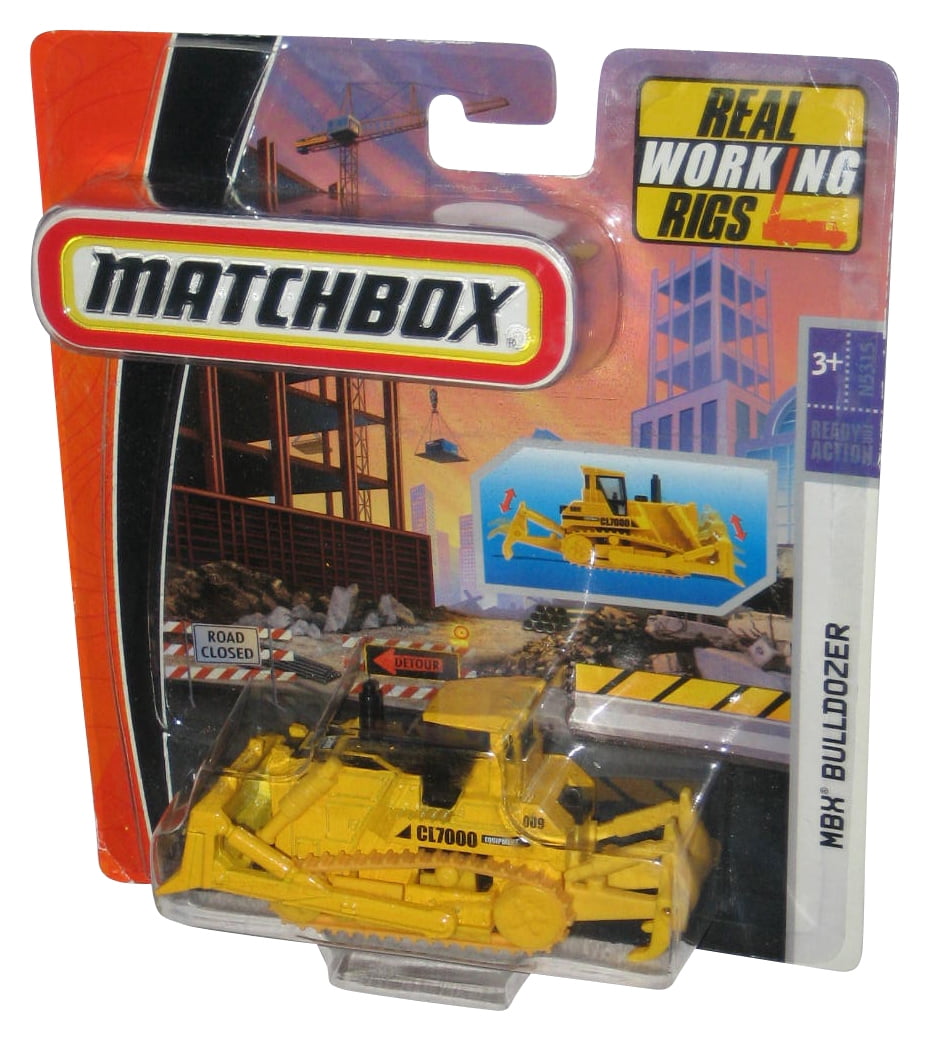 Matchbox Real Working Rigs MBX Bulldozer (2009) Yellow CL7000 ...