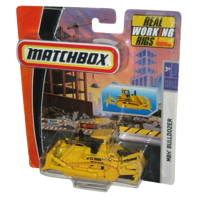 Matchbox Real Working Rigs MBX Bulldozer (2009) Yellow CL7000 ...