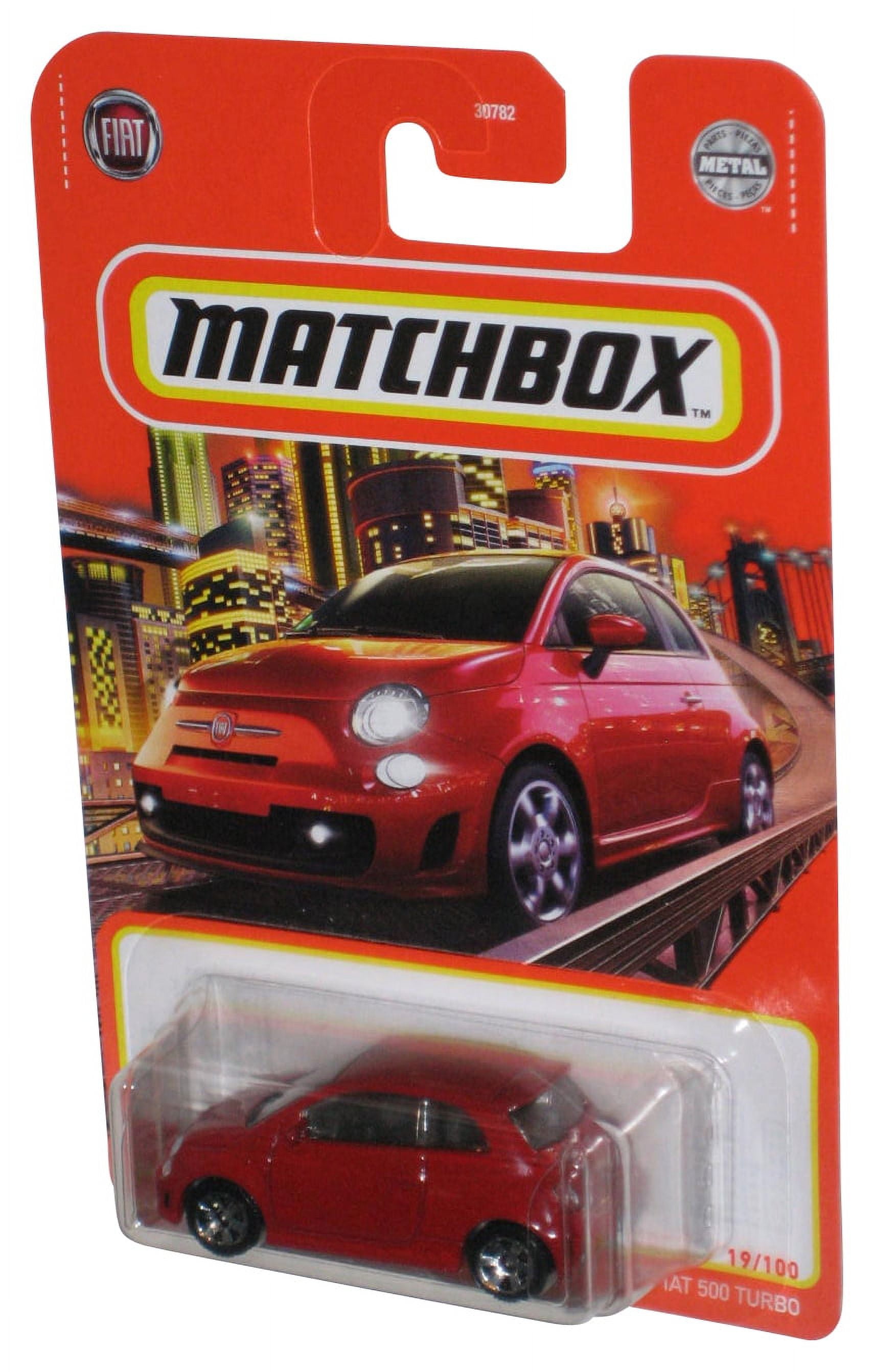 Matchbox Red 2019 Fiat 500 Turbo (2020) Mattel Metal Car 19/100 ...