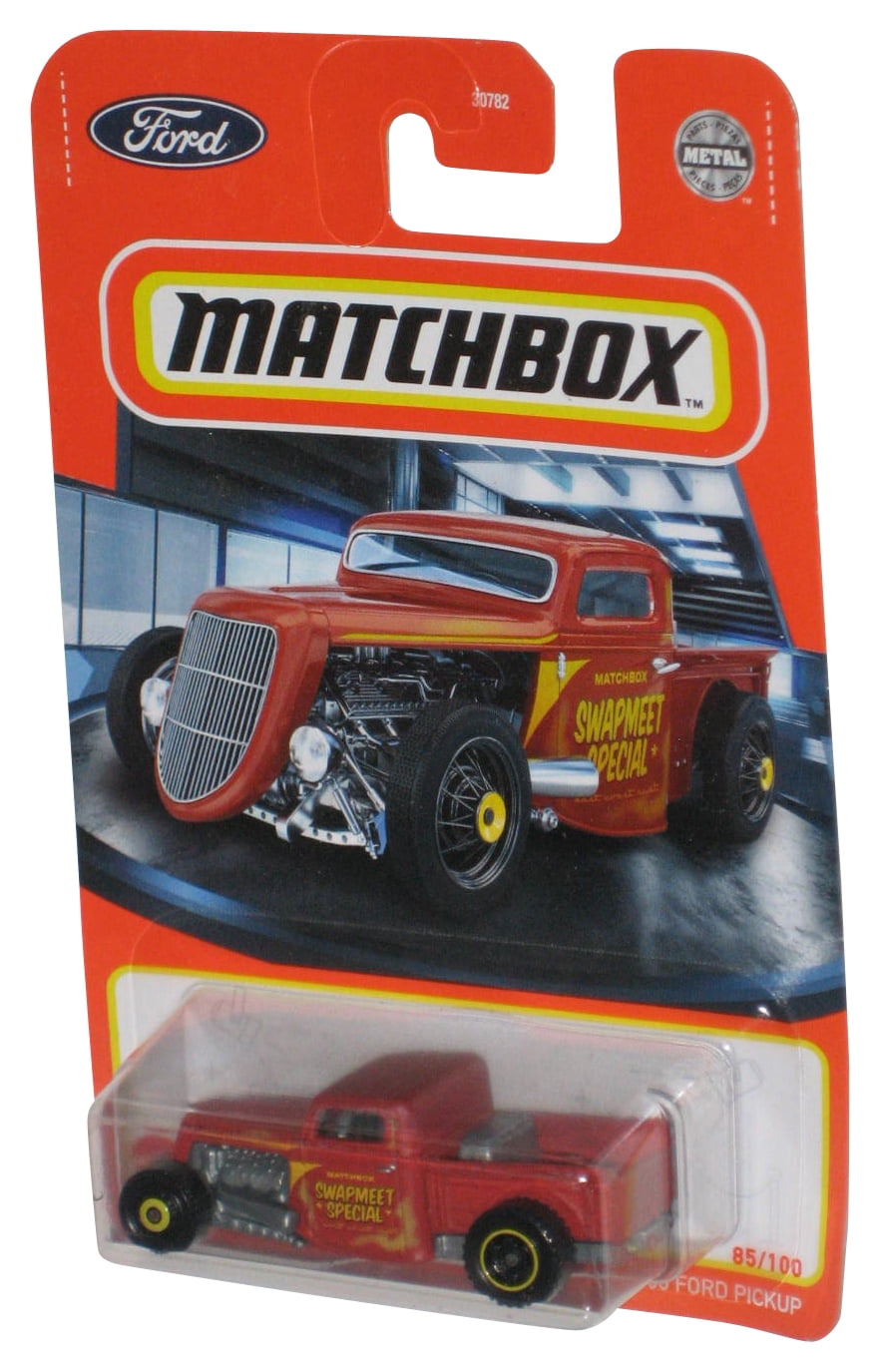 Matchbox Red '35 Ford Pickup Swapmeet Special (2020) Metal Toy Tcar 85/ ...