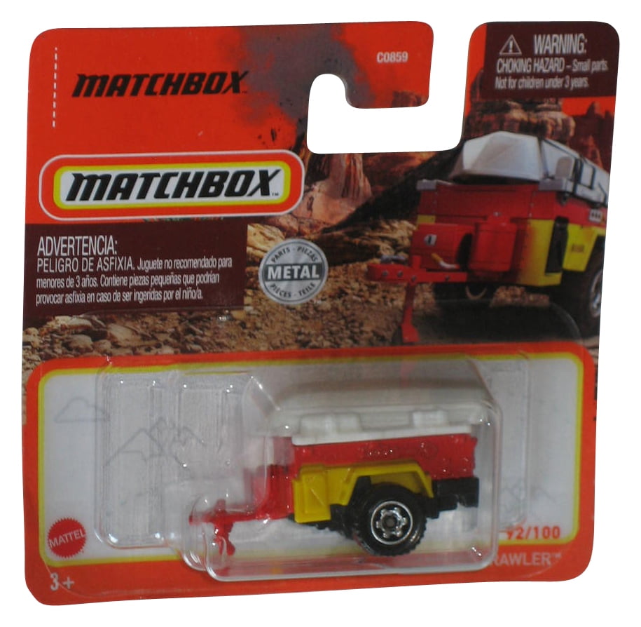 Matchbox Red & Yellow Trailer Trawler (2020) Metal Toy 92/100 - (Short ...