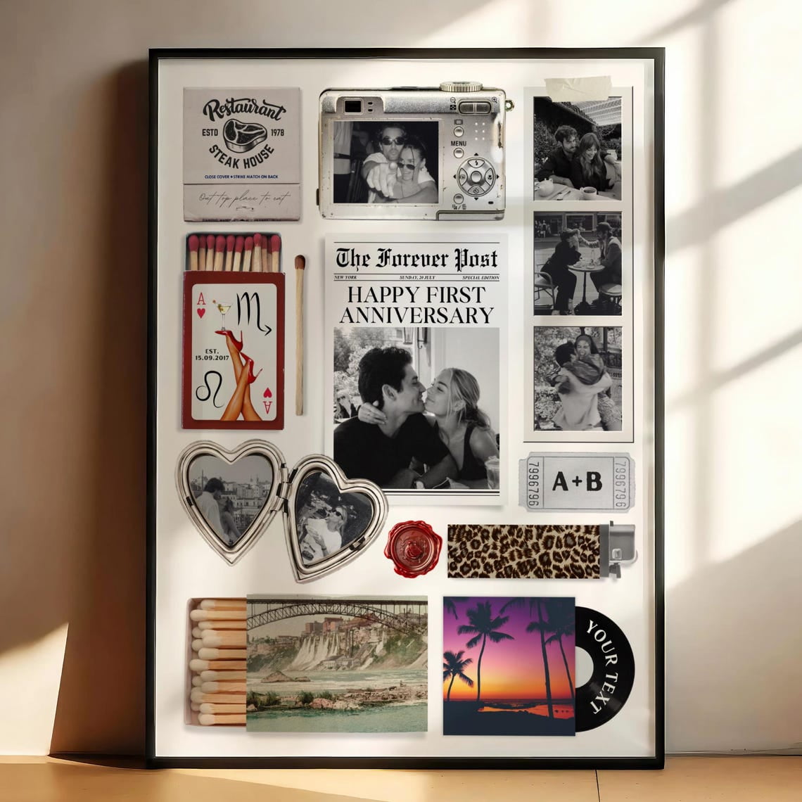 Matchbox Relationship Poster Editable Matchbook Poster Template Blank ...
