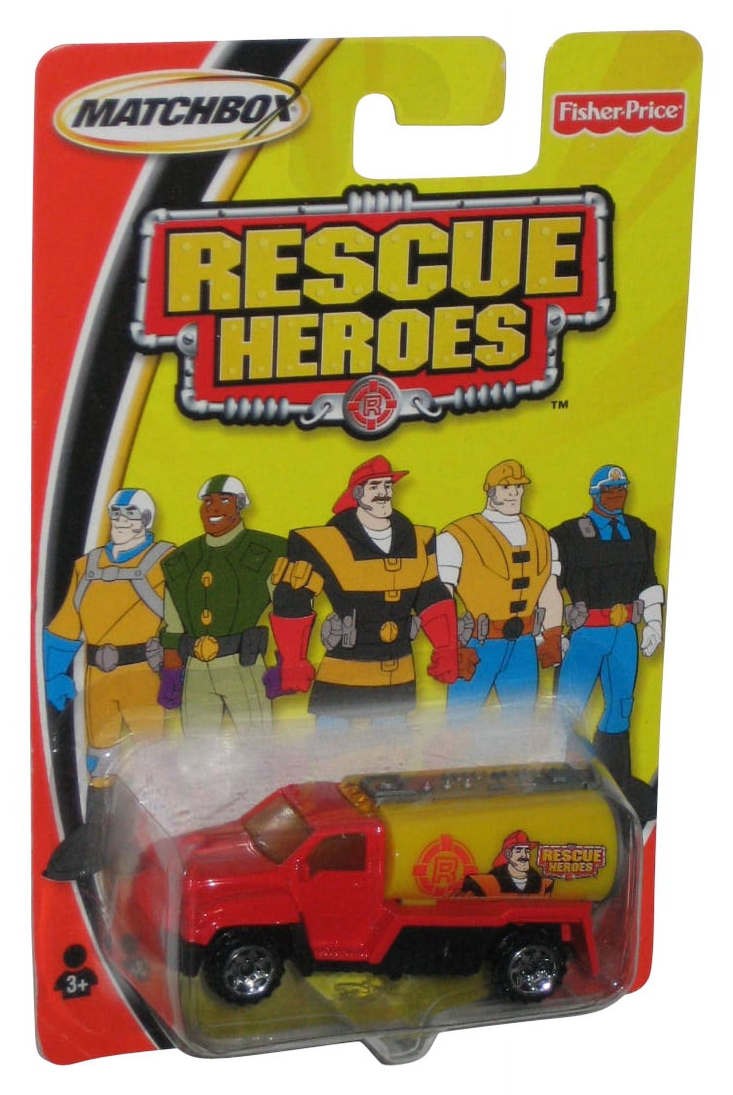 Matchbox Rescue Heroes Fisher-Price (2003) Mattel Red & Yellow Toy ...