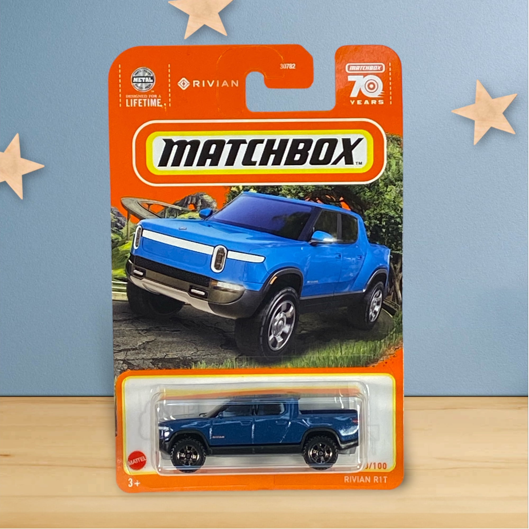 Matchbox Rivian R1T 2022 Collector 38/100 Electric Truck EV Blue - Walmart.com