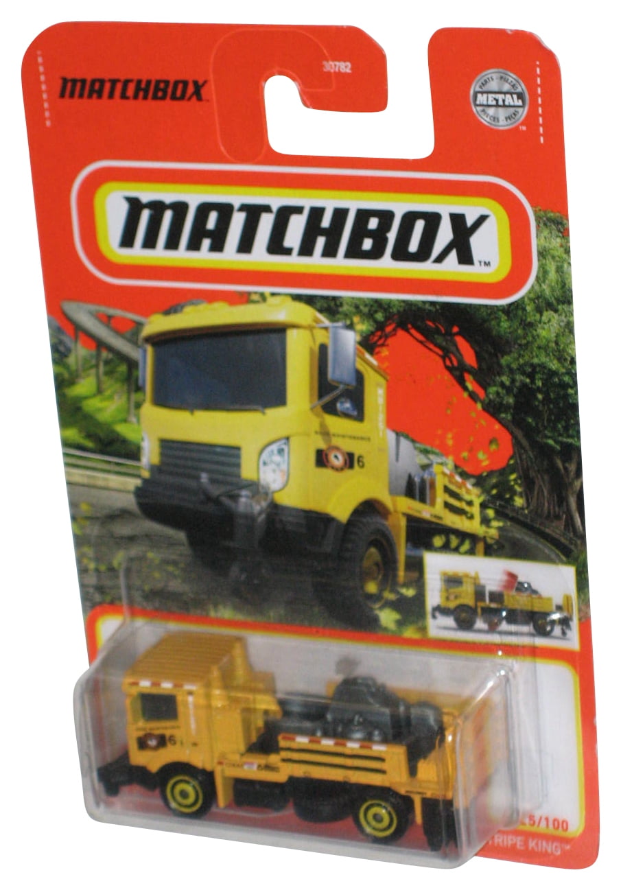 Matchbox Road Stripe King (2020) Die-Cast Metal Yellow Toy Truck 25/100 ...