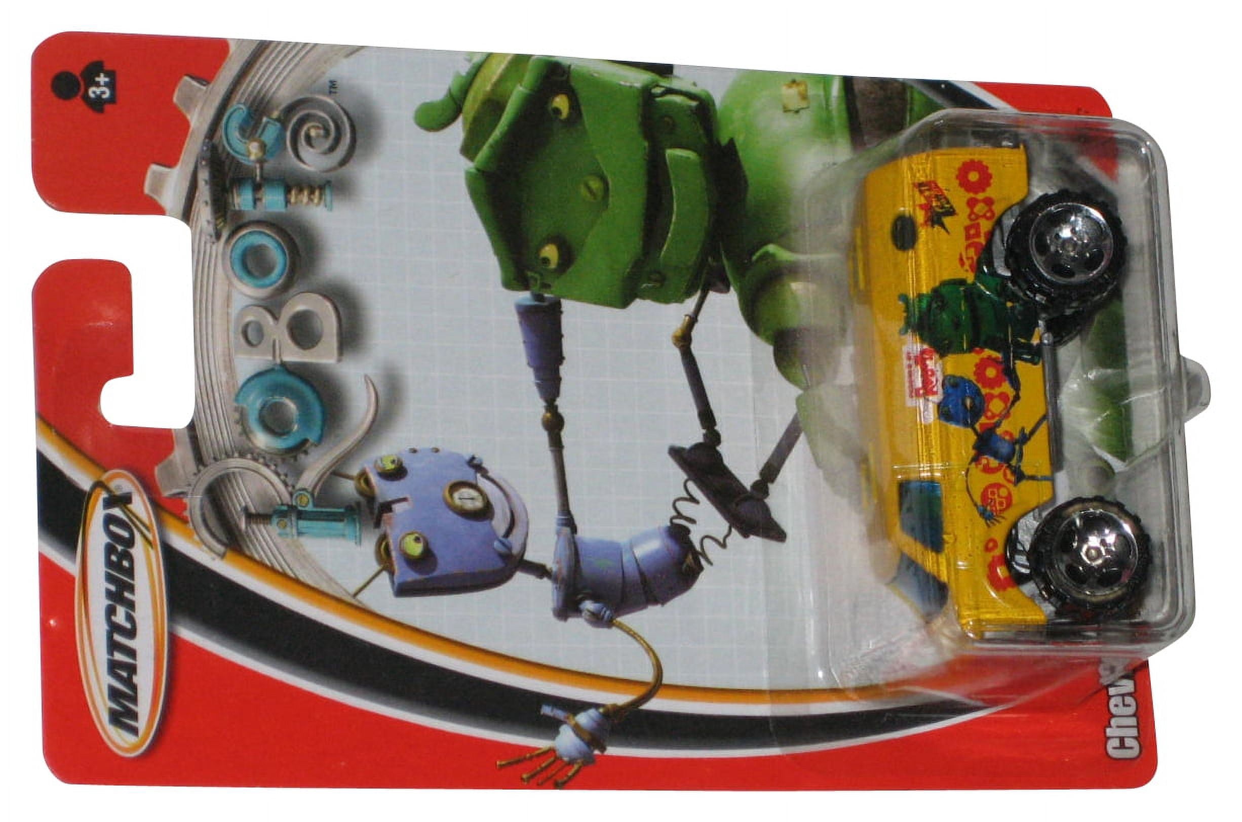 Matchbox Robots Chevrolet Van (2004) Yellow Toy Car - Walmart.com