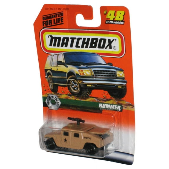 Matchbox Rough 'N Tough Tan Hummer (1997) Toy Vehicle #48/75 - Walmart.com