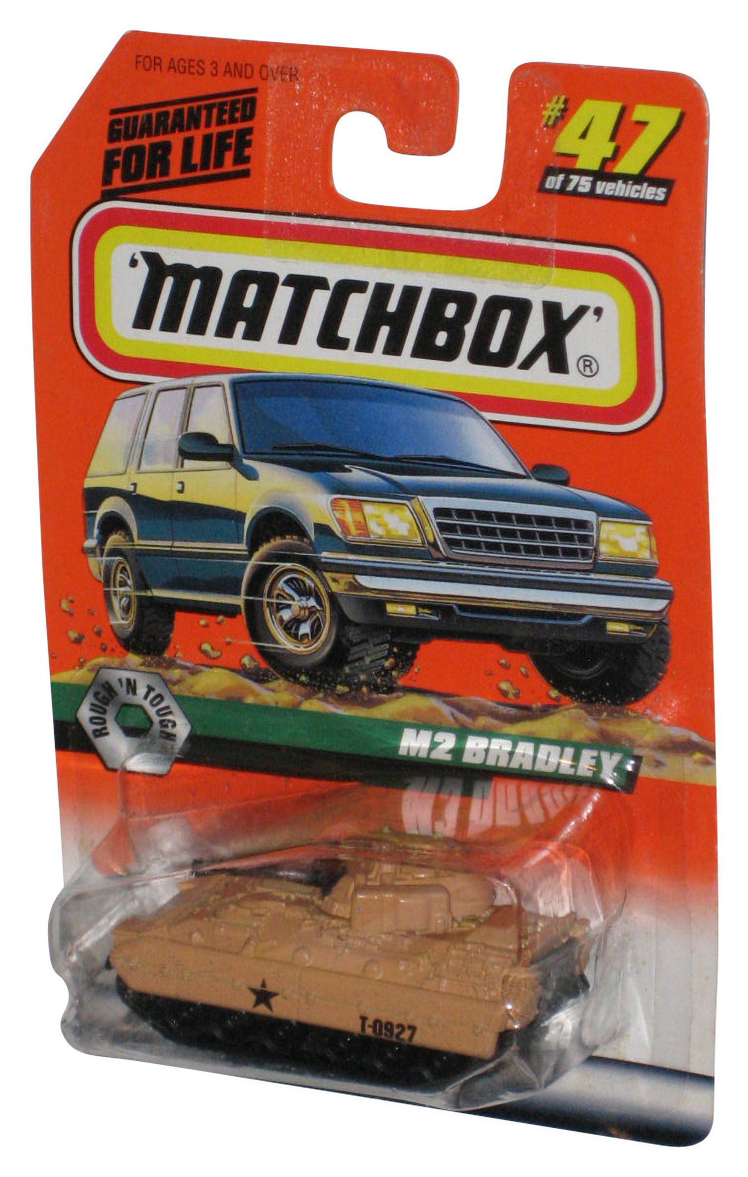 Matchbox Rough 'N Tough Tan M2 Bradley (1997) Toy Vehicle #47/75 ...