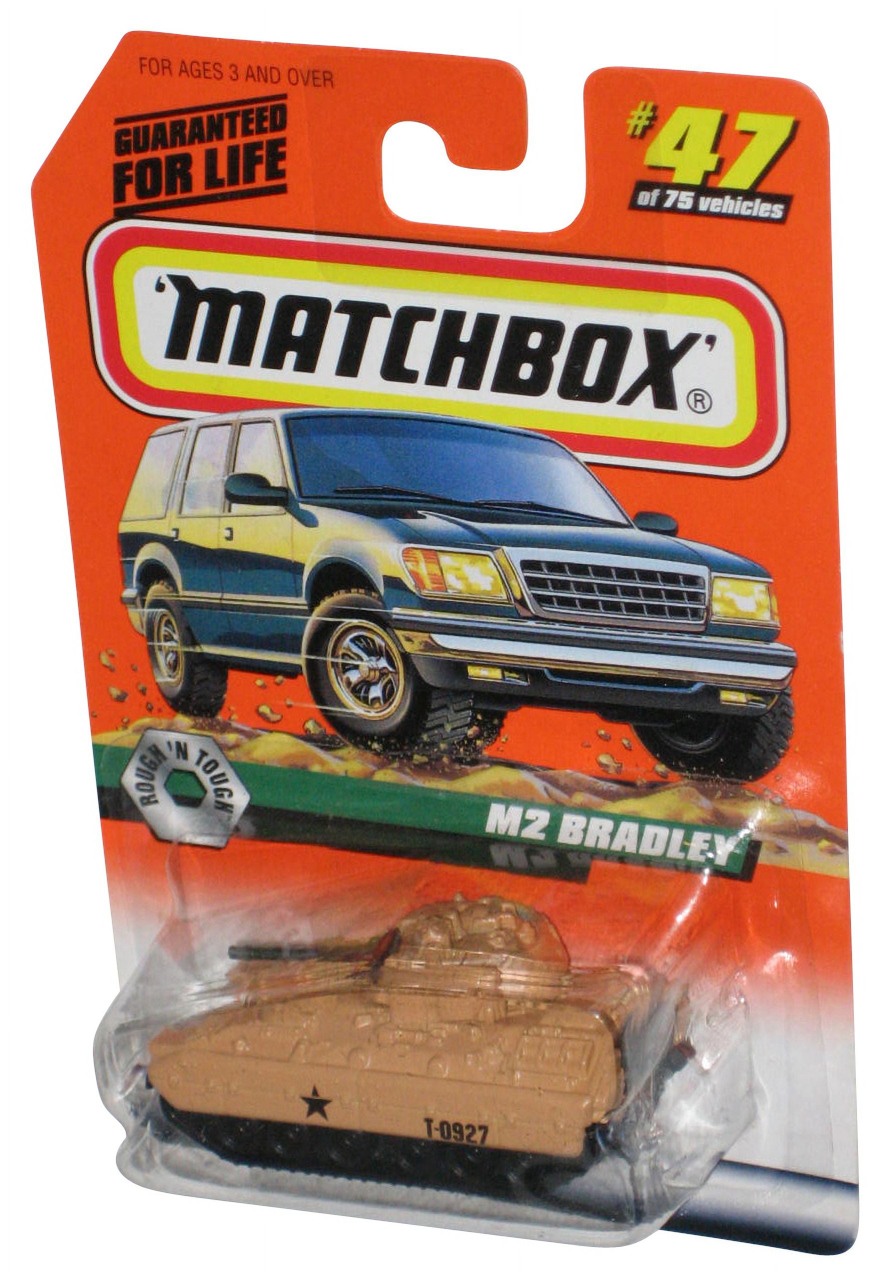 Matchbox Rough 'N Tough Tan M2 Bradley (1997) Toy Vehicle 47/75 ...