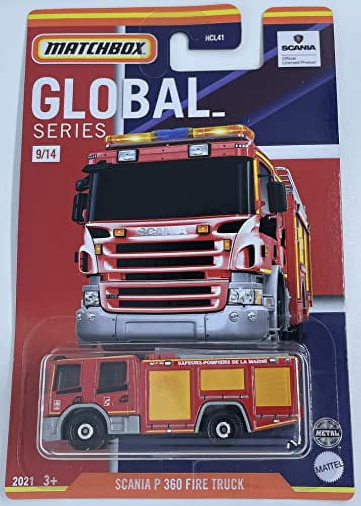 Matchbox Scania P 360 Fire Truck Global Series 9/14 - Walmart.com