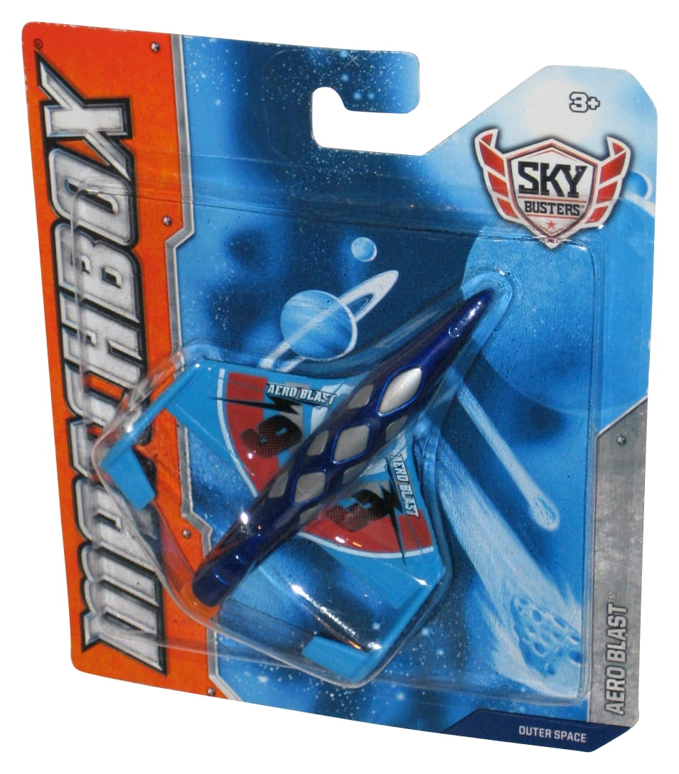 Matchbox Sky Busters (2011) Outer Space Aero Blast Blue Toy Plane ...