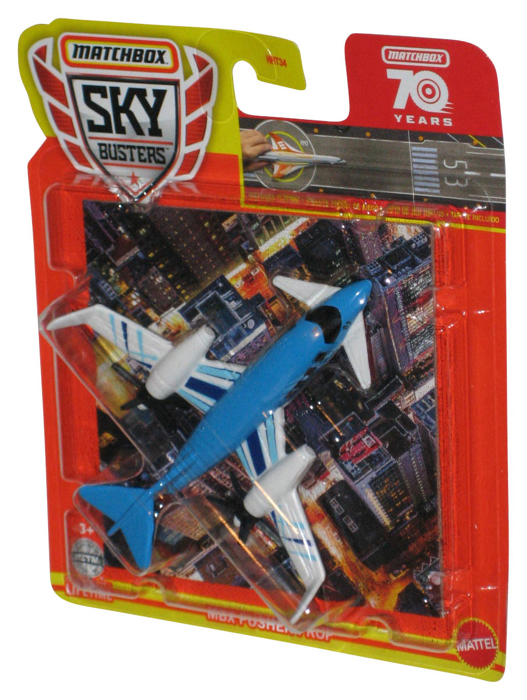 Matchbox Sky Busters (2022) Mattel Blue & White MBX Pusher Prop Toy ...